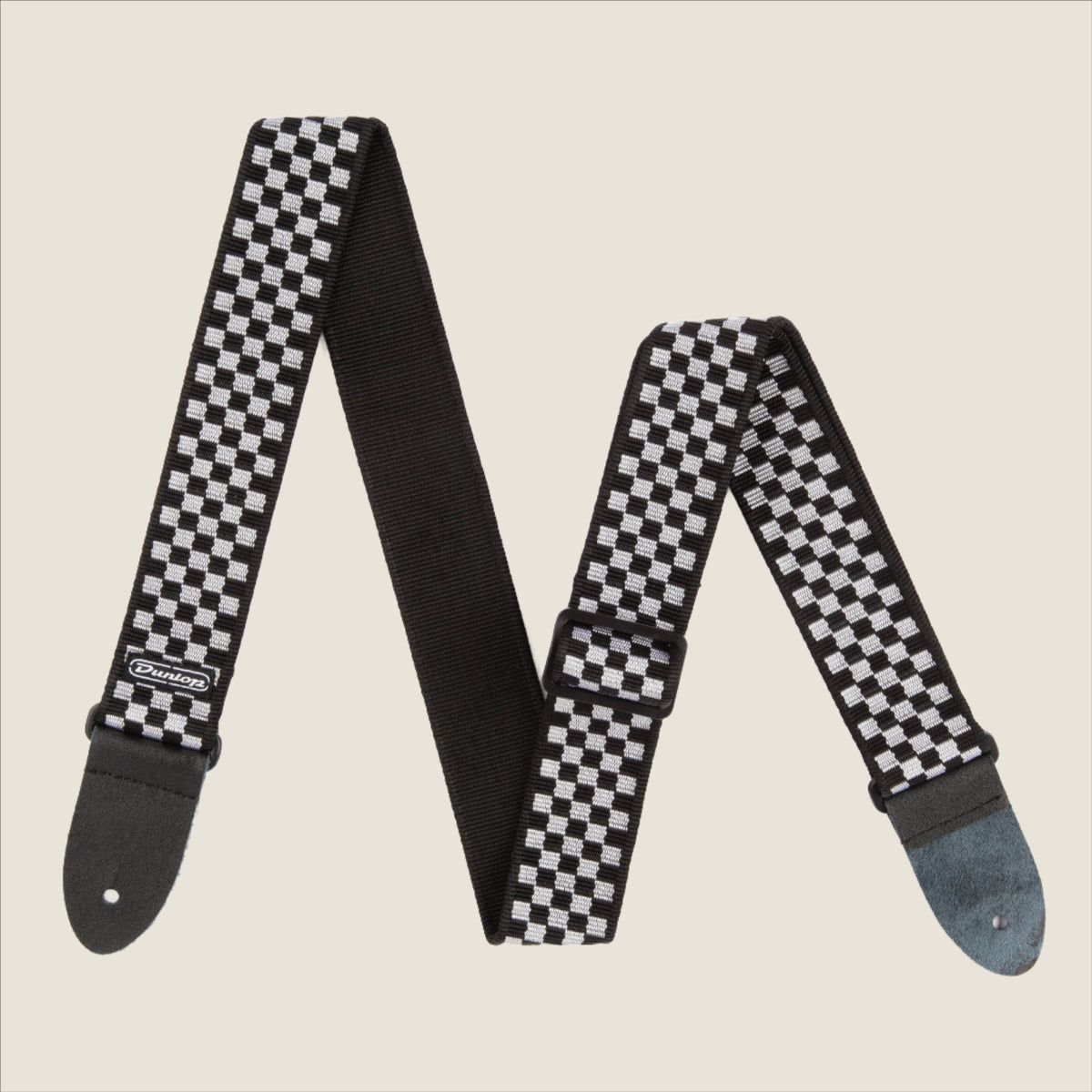 Dunlop Classic Black/White Check Strap – Music City Vintage Guitars