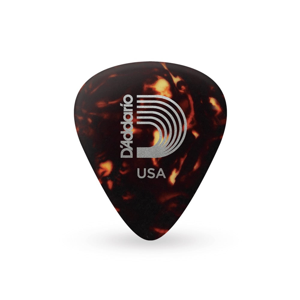 D'Addario Classic Celluloid Shell Guitar Picks Medium - .70mm – Music ...